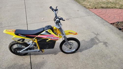 Yellow MX650 Razor dirt bike used but not much. Charger included | eBay