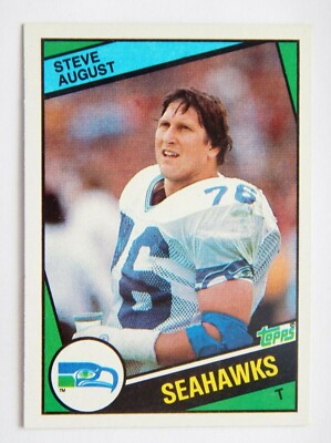 Steve August #189 Topps 1984 Football Card (Seattle Seahawks) VG | eBay