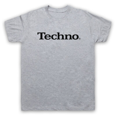 TECHNO MUSIC PARODY LOGO TECH NICS JOKE MIXER TURNTABLE MENS & WOMENS T ...