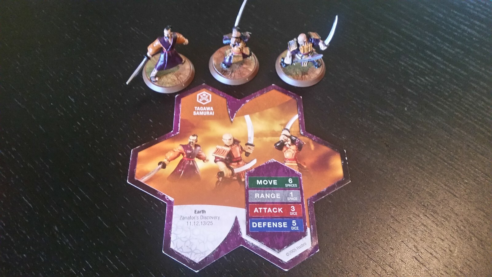 Heroscape Tagawa Samurai -w/ card & tokens -VGC- Zanafor's Discovery | eBay