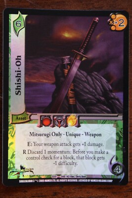 Universal Fighting Sy Soul Calibur III Asset Foil-"Shishi-Oh" Set SC01 ...