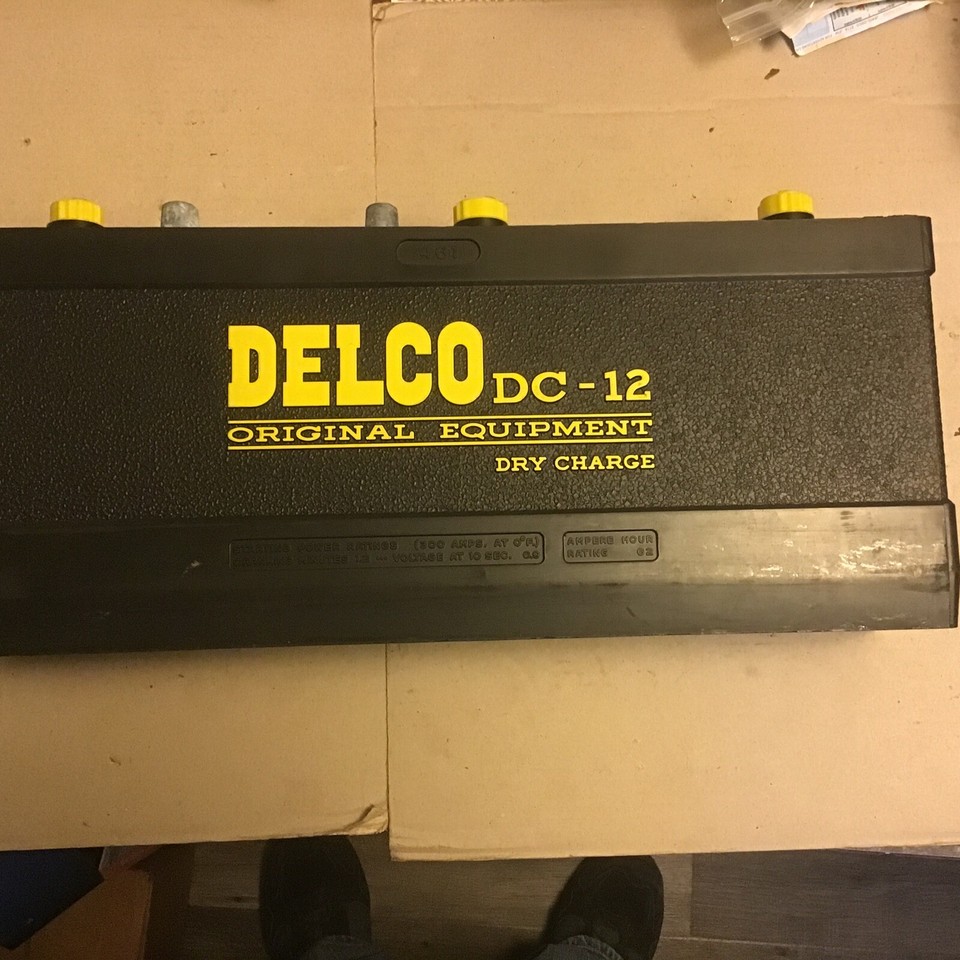 1953-1956 Cadillac Delco DC-12 12v Battery NOS | Genuine OEM