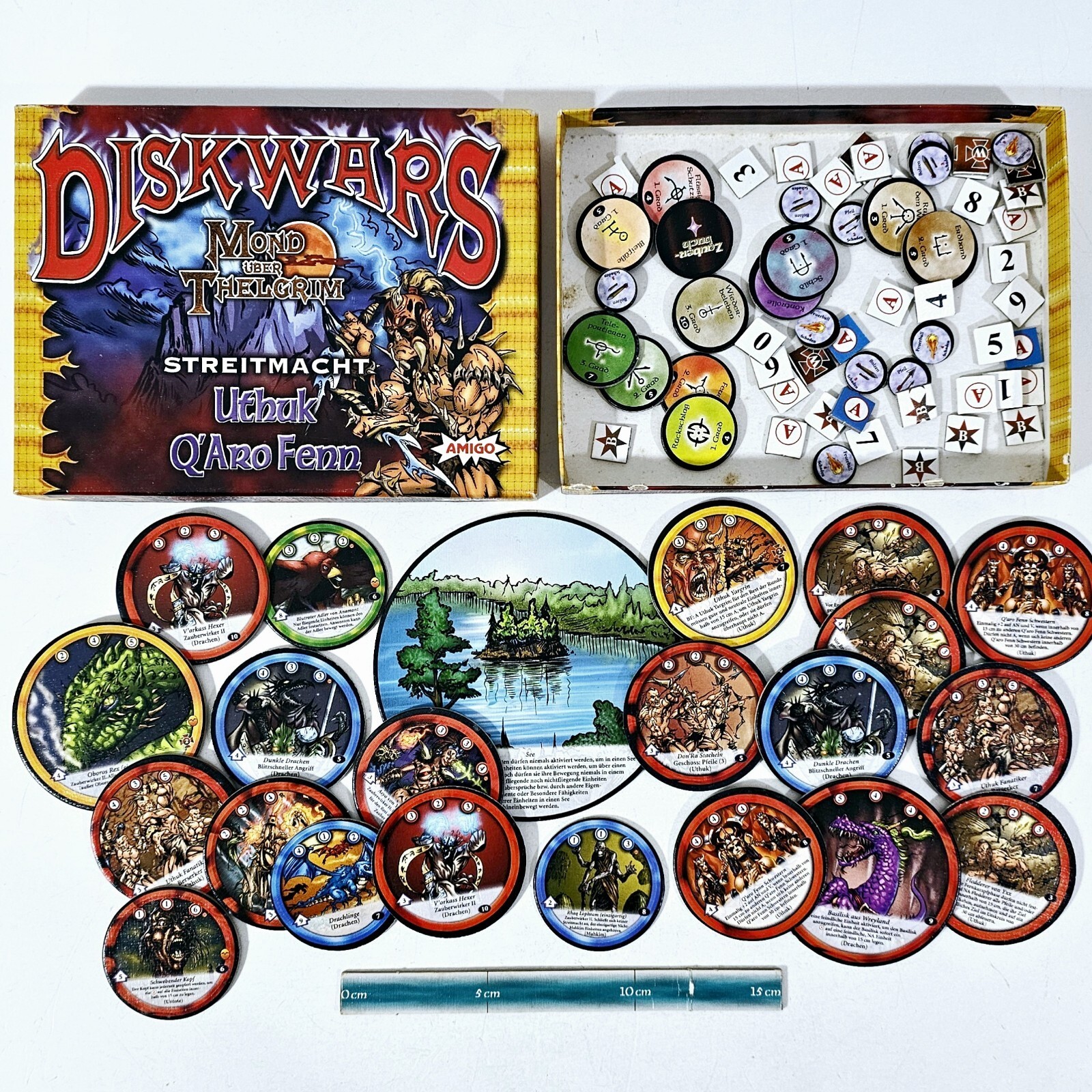 DISKWARS Tabletop MOON OVER THELGRIM Force UTHUK Q'ARO FENN German ...