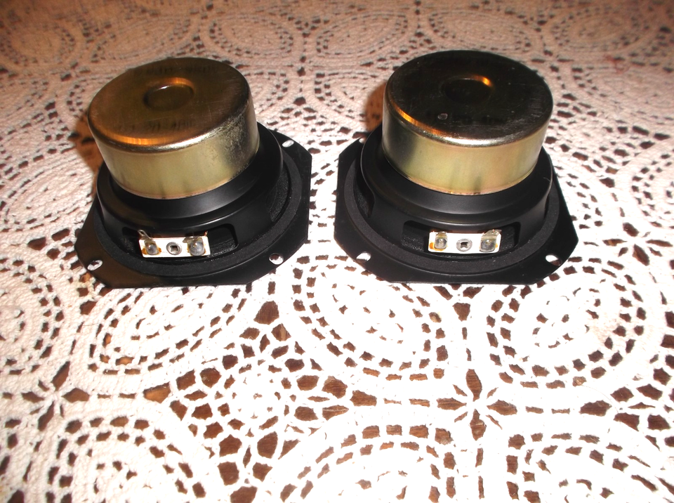 PAIR KLH 4" DUAL CONE WOOFERS (ACTUAL SIZE 4 3/8") | eBay