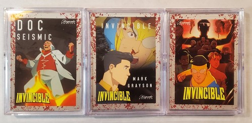 2025 SDCC Keepsake Invincible Blood Splatter Three x3 Set Limited ...