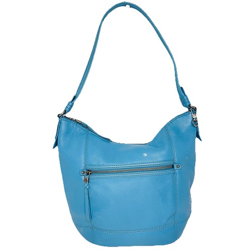 The Sak Sequoia Leather Hobo Bag Purse Turquoise/Teal Pebbled Leather ...
