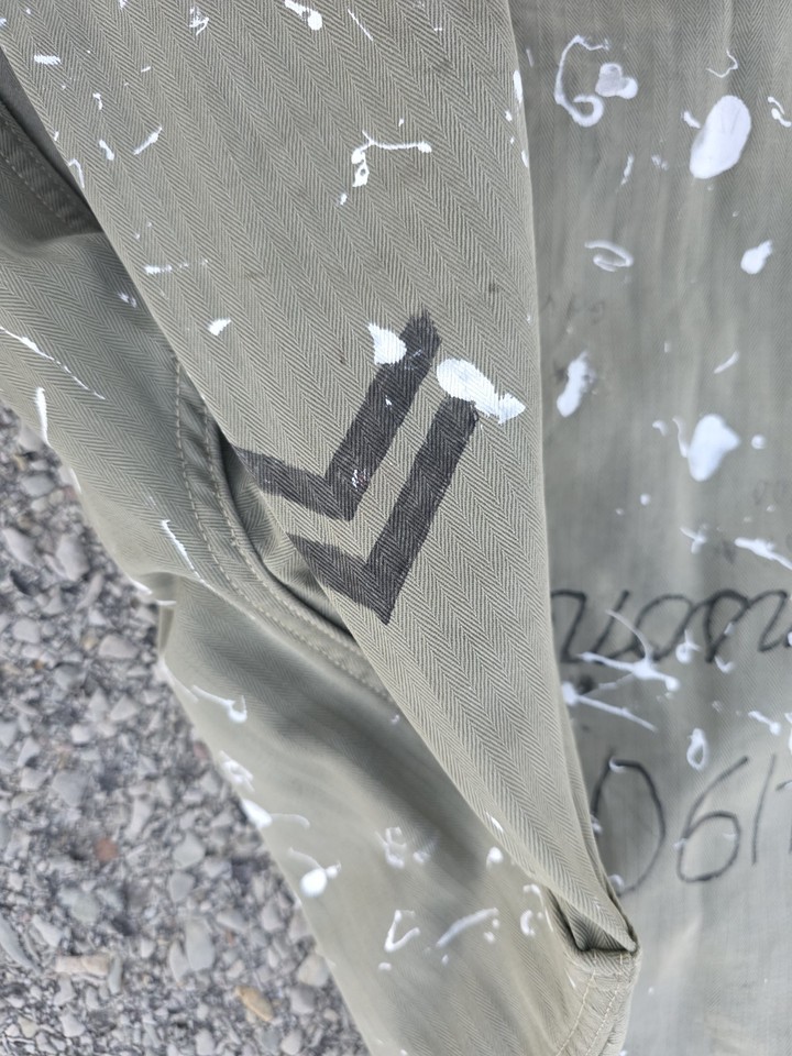 Vintage 40s WW2 P44 USMC Marine Corps HBT Field Jacket Mens Military ...