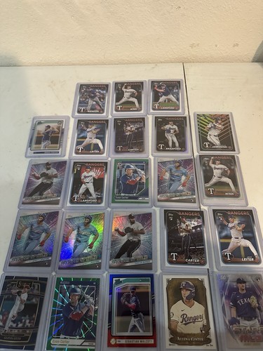 Texas Rangers 23 Card Lot All Rookies And Inserts 🔥 | eBay