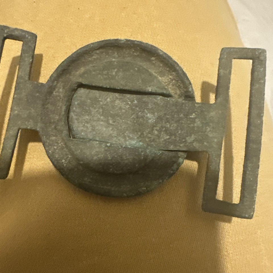 Original Civil War Confederate Cs Two Piece Belt Buckle | eBay