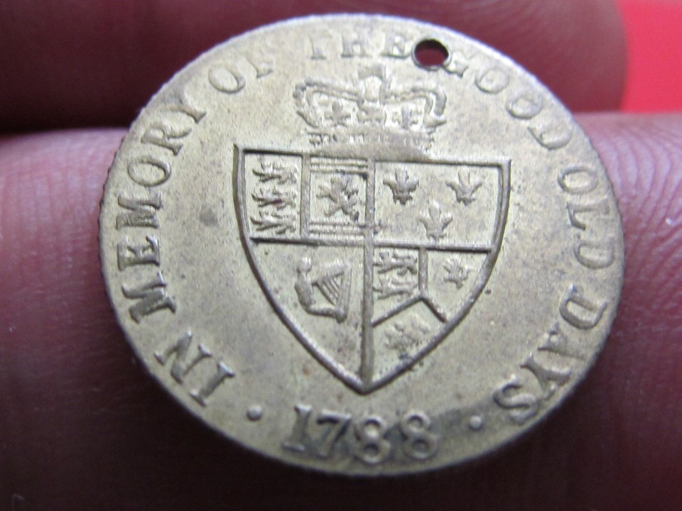 GREAT BRITAIN KING GEORGE III ( 1788 RARE ) HIGH COLLECTABLE RARE COIN ...