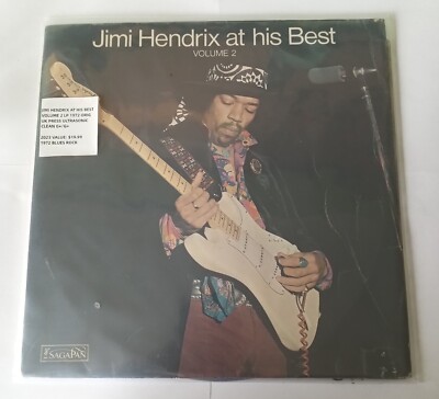 Jimi Hendrix At His Best Volume 2 Lp 1972 ORIG UK Press Ultrasonic ...