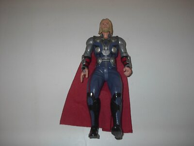 HASBRO MARVEL AVENGERS TALKING THOR 10" W/RED CAPE ACTION FIGURE 2012 ...
