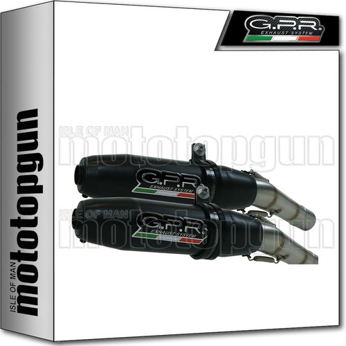 GPR EXHAUST HOM DEEPTONE BLACK MOTO GUZZI V 35 TT-SP-LARIO-GT- CUSTOM ...