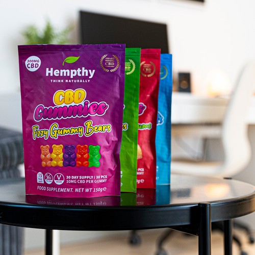 Hempthy CBD Gummies 300mg - 30 Pack | eBay