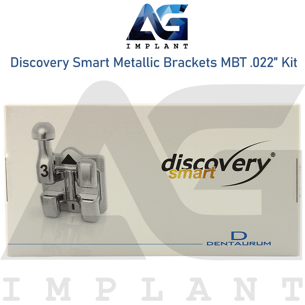 Discovery Smart Metallic Brackets MBT .022" Slot Kit Braces Orthodontic ...