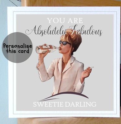 AB FAB Absolutely Fabulous Patsy Mother's Day Love Card Mum Mam Mother ...