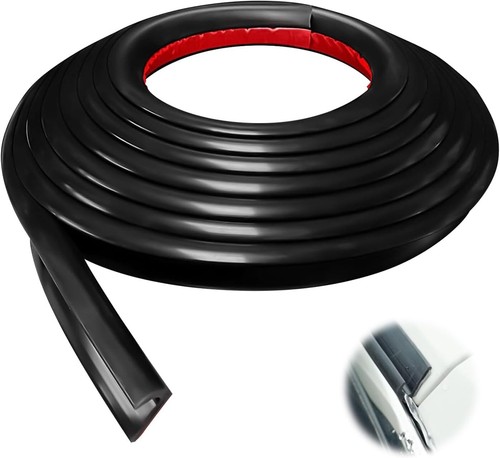 Black 16ft For Winnebago RV J-Shape Rain Gutter Drip Rail PVC with ...