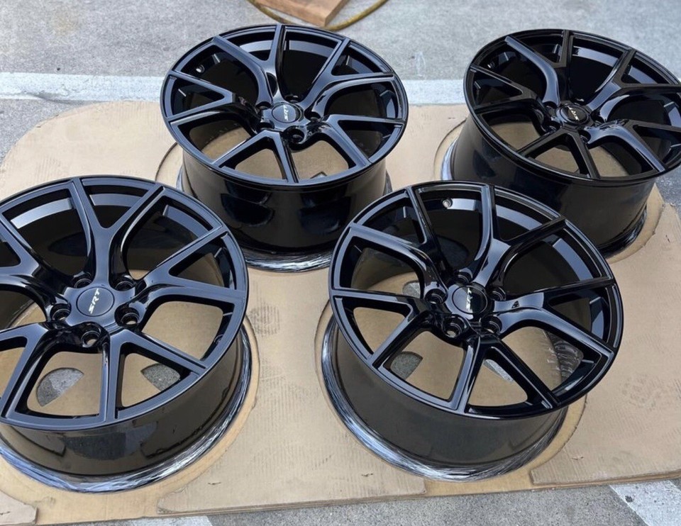 20" JEEP GRAND CHEROKEE SRT OEM TRACKHAWK TRACK HAWK BLACK WHEELS RIMS ...