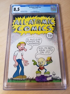 All-Atomic Comics #1 - CGC 8.5 WP (1976, Educomics) Single Highest Grade Census | eBay