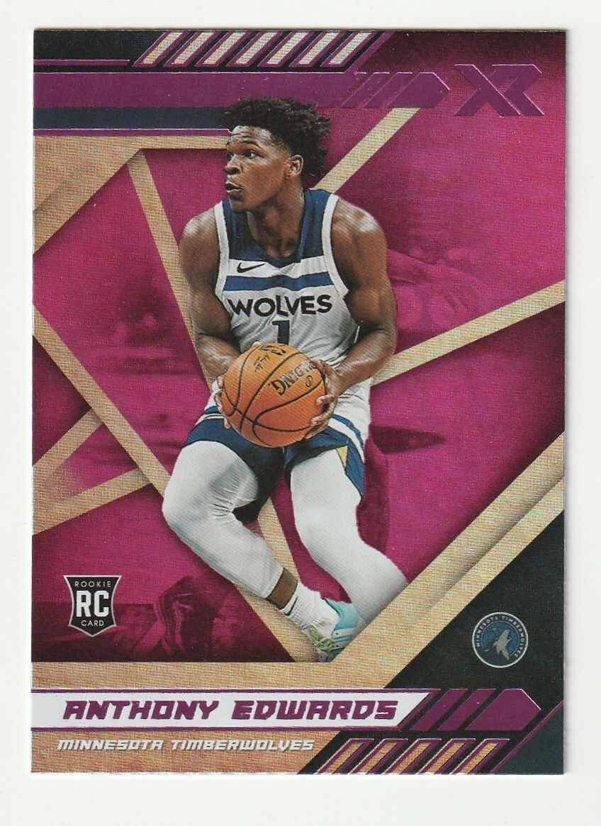 2021 Panini Chronicles Anthony Edwards Pink XR Rookie Card | eBay