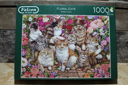 Falcon de Luxe 1000 Piece Jigsaw Puzzles Animals Cats artist Debbie ...