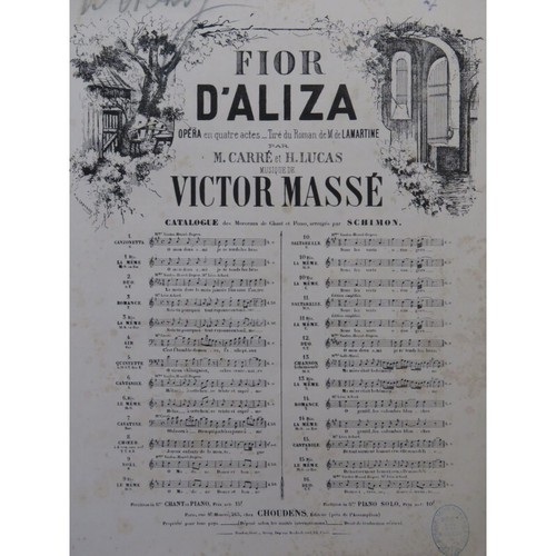 Mass Victor Fior D' Aliza Opera No13 Singer Piano ca1866 | eBay