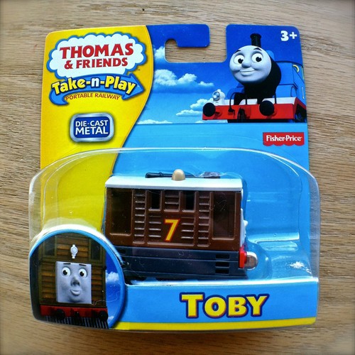 Thomas & Friends TOBY Take-N-Play diecast 7 Steam Tram tank engine ...