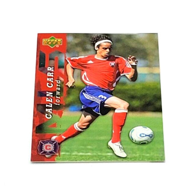 2006 Upper Deck MLS Soccer Calen Carr Chicago Fire #4 Trading Card | eBay