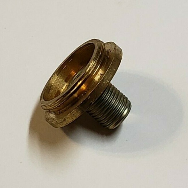 #1 BRASS OIL LAMP ADAPTER FOR #1 OIL LAMP COLLAR LAMP PART NEW 20101JB ...