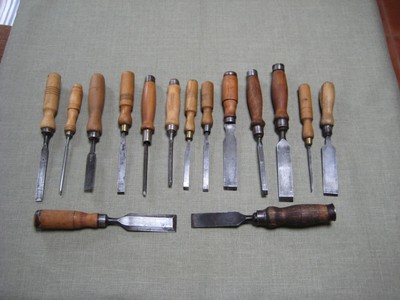 VINTAGE WOOD CHISELS x 15 | eBay