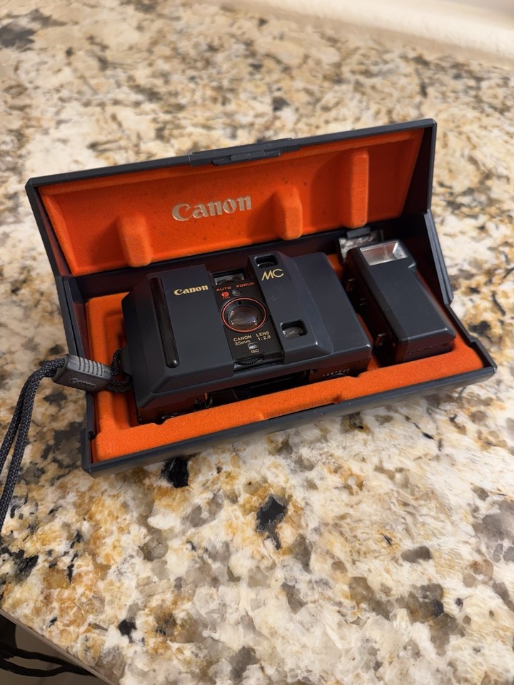 Canon MC Compact point and shoot 35mm Vintage film camera | eBay