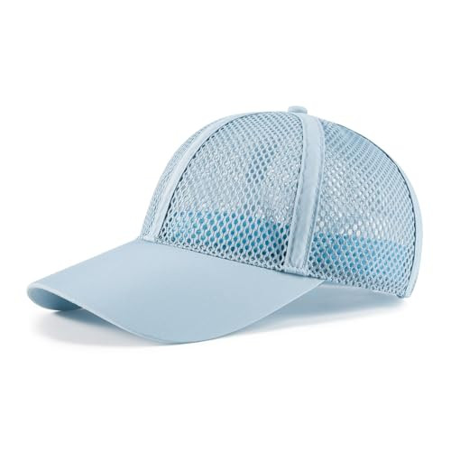 Breathable Full Mesh Baseball Cap for Men, Women, Lightweight Light ...