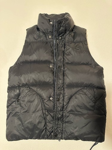 Mens Lacoste Black Down Puffer Vest Black Size 48 Small Excellent ...