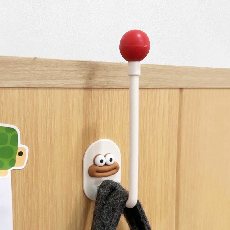 Big Eyes Mouth Design Woman Hair Rings And Hoops Wall Storage Ra For ...