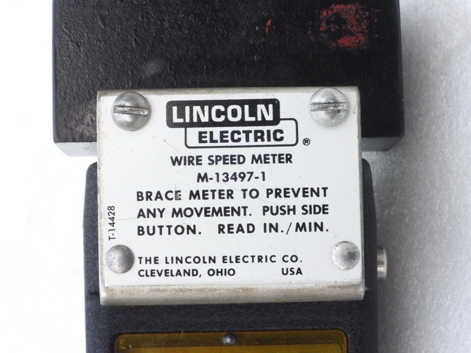 LINCOLN ELECTRIC DT-105-A1 DIGITAL WIRE FEED SPEED MEASUREMENT METER ...