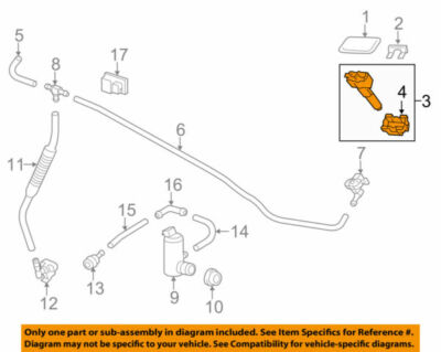 85208-60090 Toyota Actuator sub-assy, headlamp washer, lh 8520860090 ...