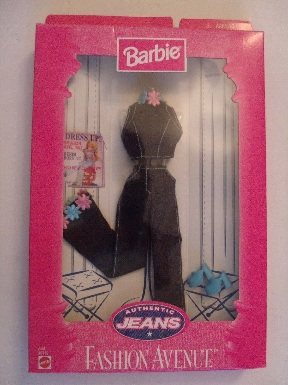 Vintage 1998 Barbie Authentic Jeans Fashion Avenue Doll Clothing Set ...