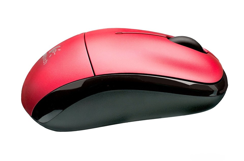 NEW Logitech RED Wireless Laser Optical Mouse for PC/MAC with Unifying ...