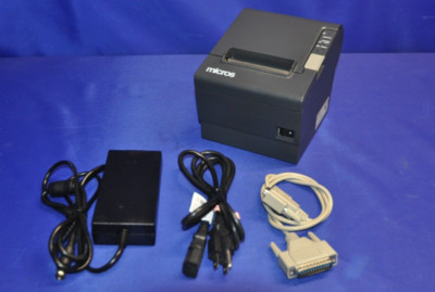GENUINE ORACLE/ MICROS/EPSON TM-T88IV THERMAL PRINTER, MICROS SERIAL ...