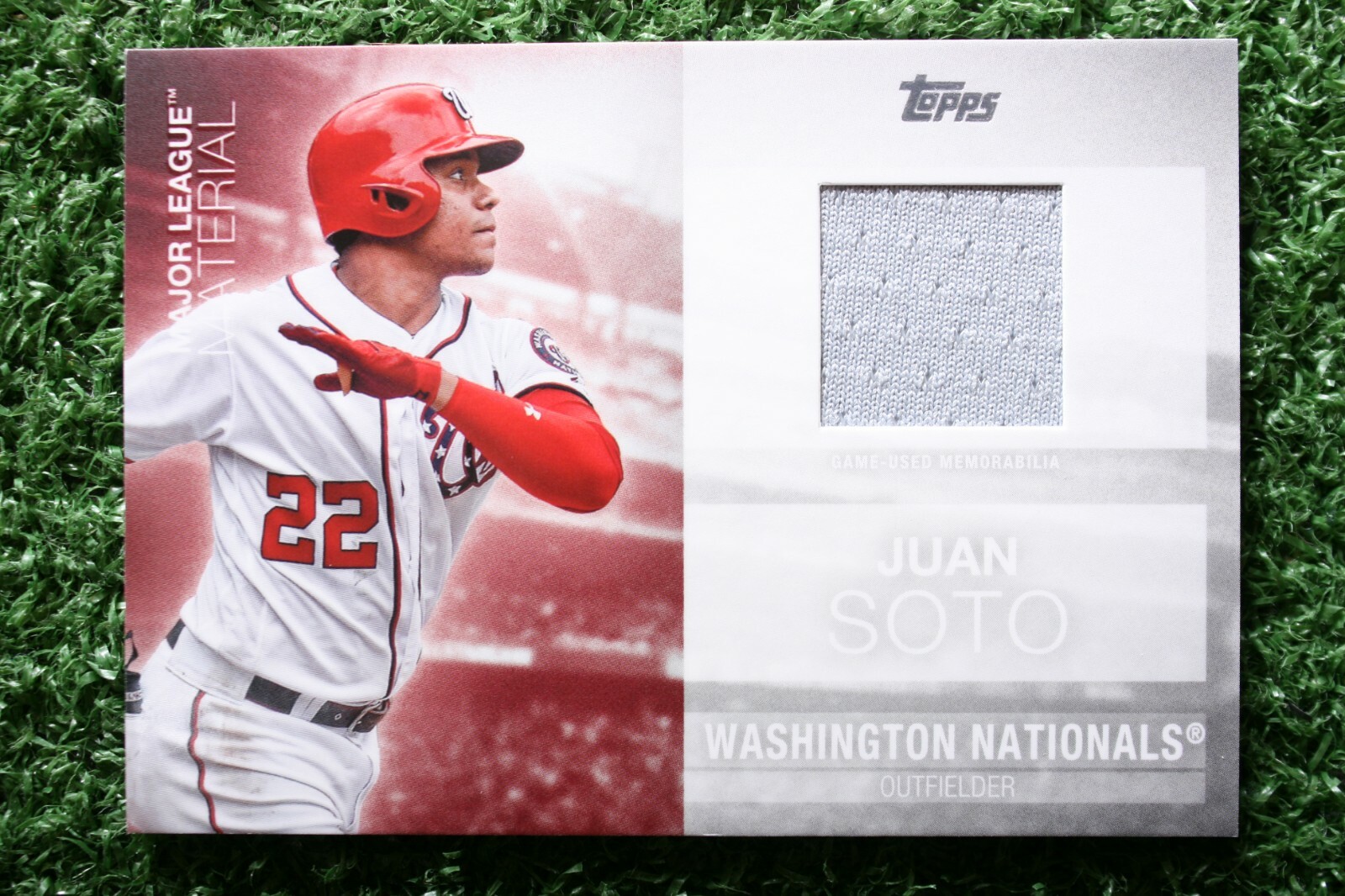 Juan Soto 2020 Topps Major League Material #MLM-JSO Patch Relic | eBay