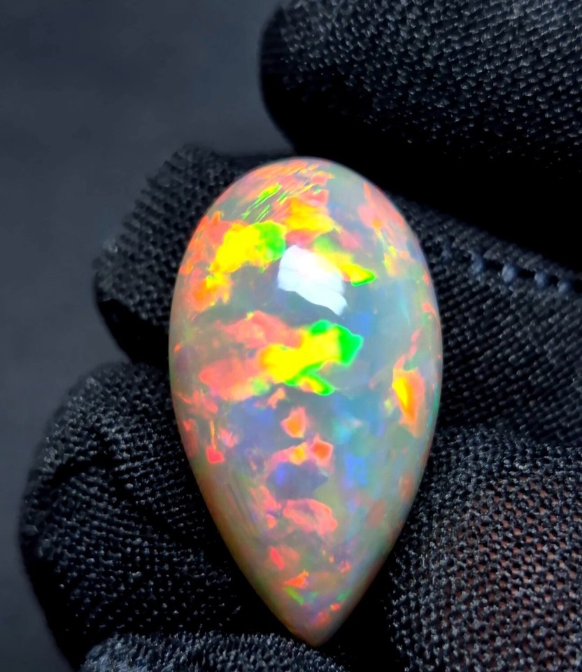 Gorgeous Fire Opal Cab Top Colors Ultimate Fire Opal Cab High Quality ...
