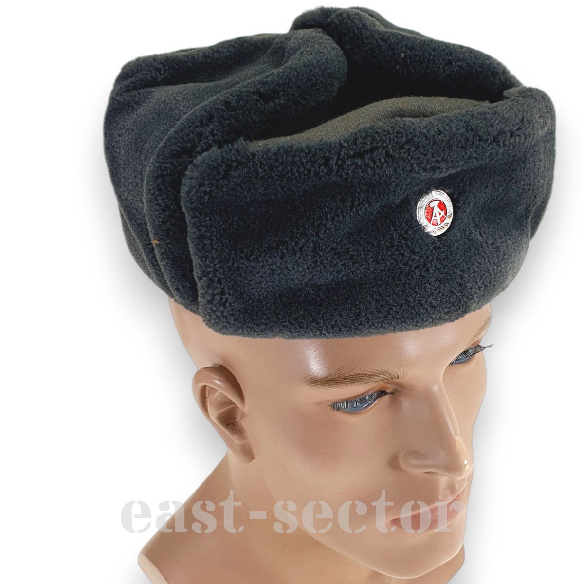 Militaire Oesjanka Authentic Soviet Military Winter Ushanka Hat Face