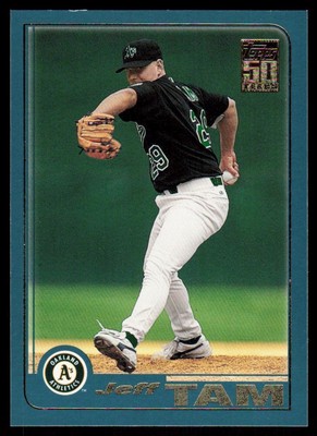 2001 Topps 297 Jeff Tam Oakland Athletics | eBay