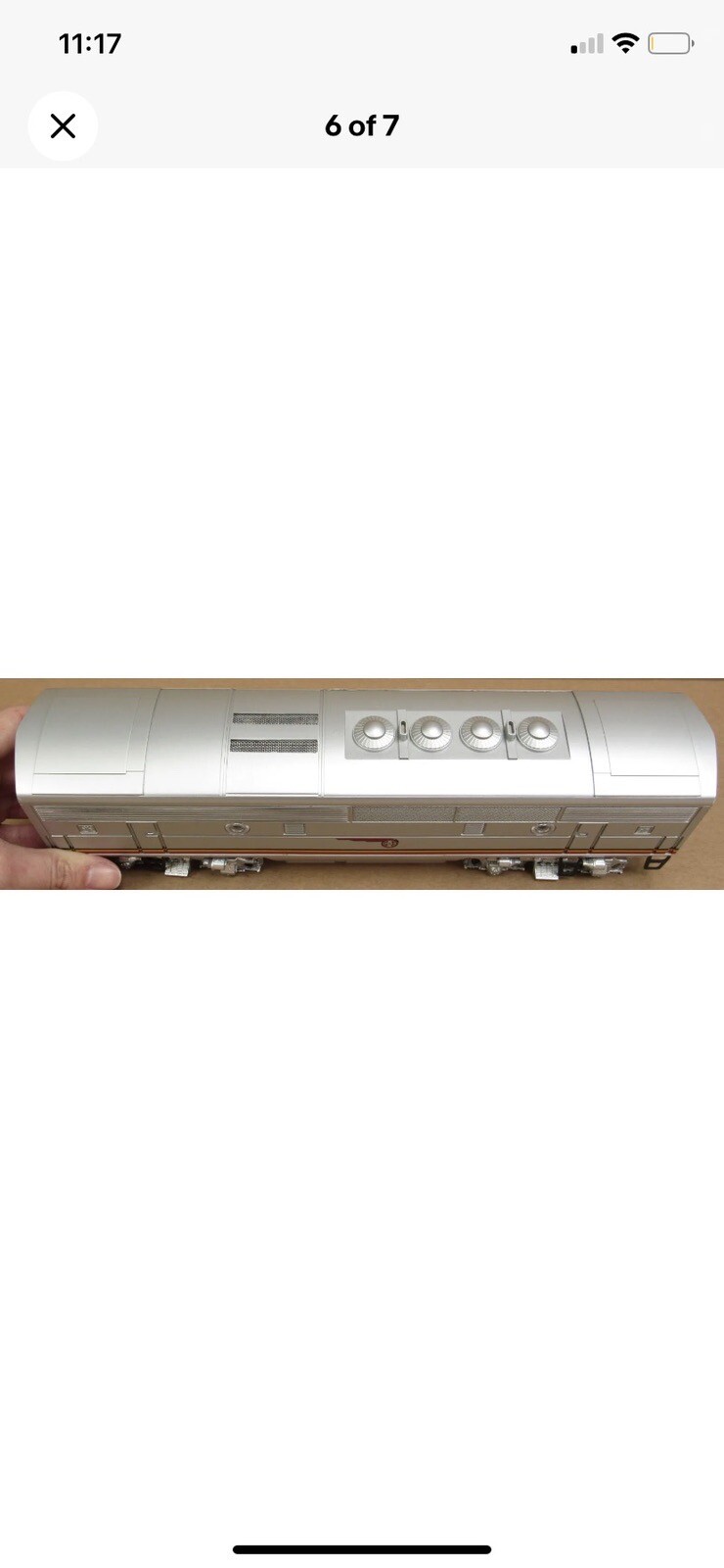 Menards O Gauge POWERED Santa Fe F3 Diesel Locomotive ABA Set w/ Dummy ...