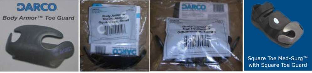 DARCO Body Armor Toe Guard for Medical Surgical Post-Op Trauma Shoes ...