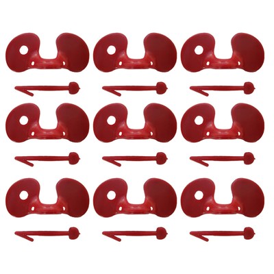 100 Pcs Chicken Blinders Pinless Peepers Breeding Glasses Reusable Care ...