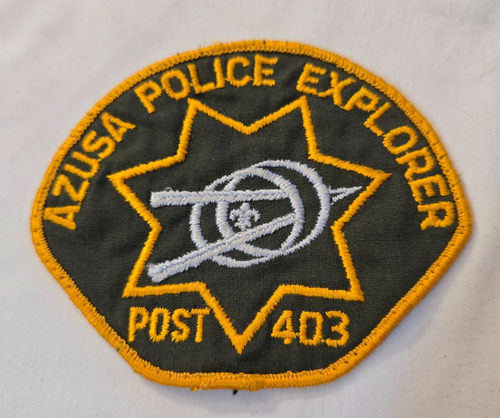 Vintage Azusa Los Angeles County Police Explorer Patch | eBay