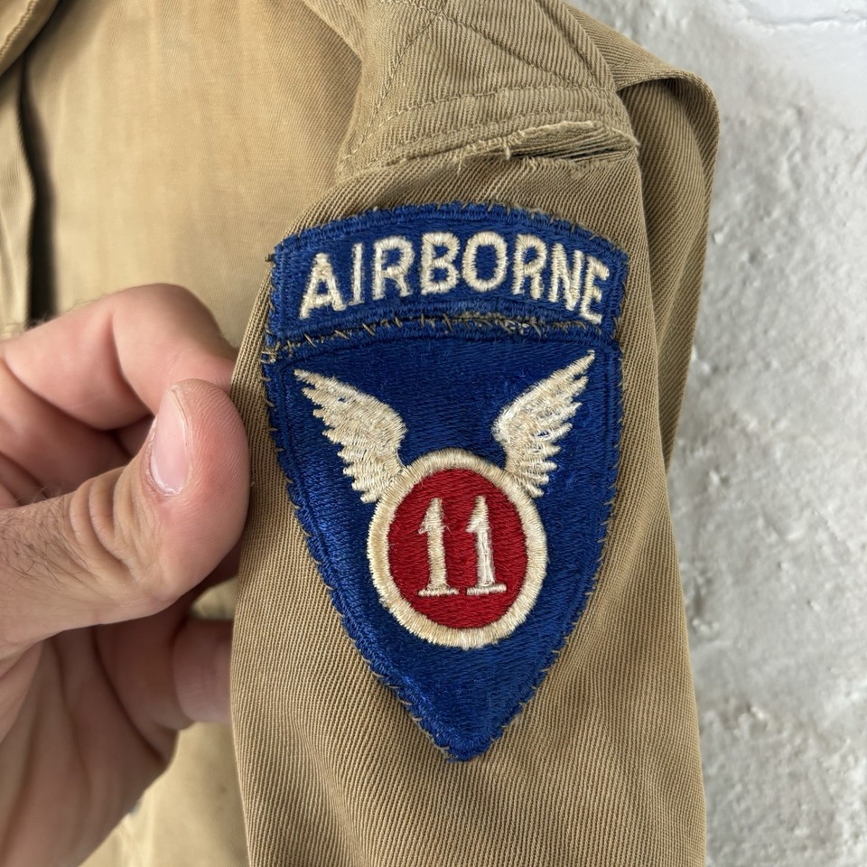 Original US WW2 Paratrooper M42 M-1942 Jump Jacket 11th Airborne Patch | eBay