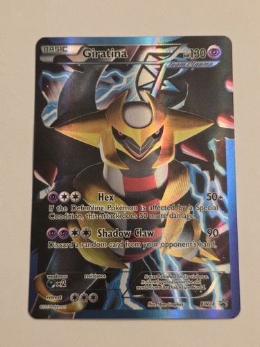 Pokemon TCG Giratina (Team Plasma) BW74 Full Art Holo Black Star Promo ...
