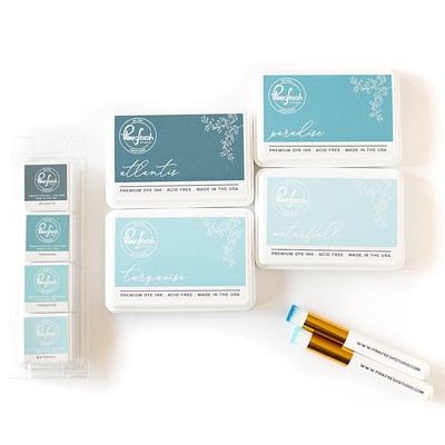 Pinkfresh Studio Premium Dye Cube Ink Pads 4 Colors-Amalfi Coast | eBay